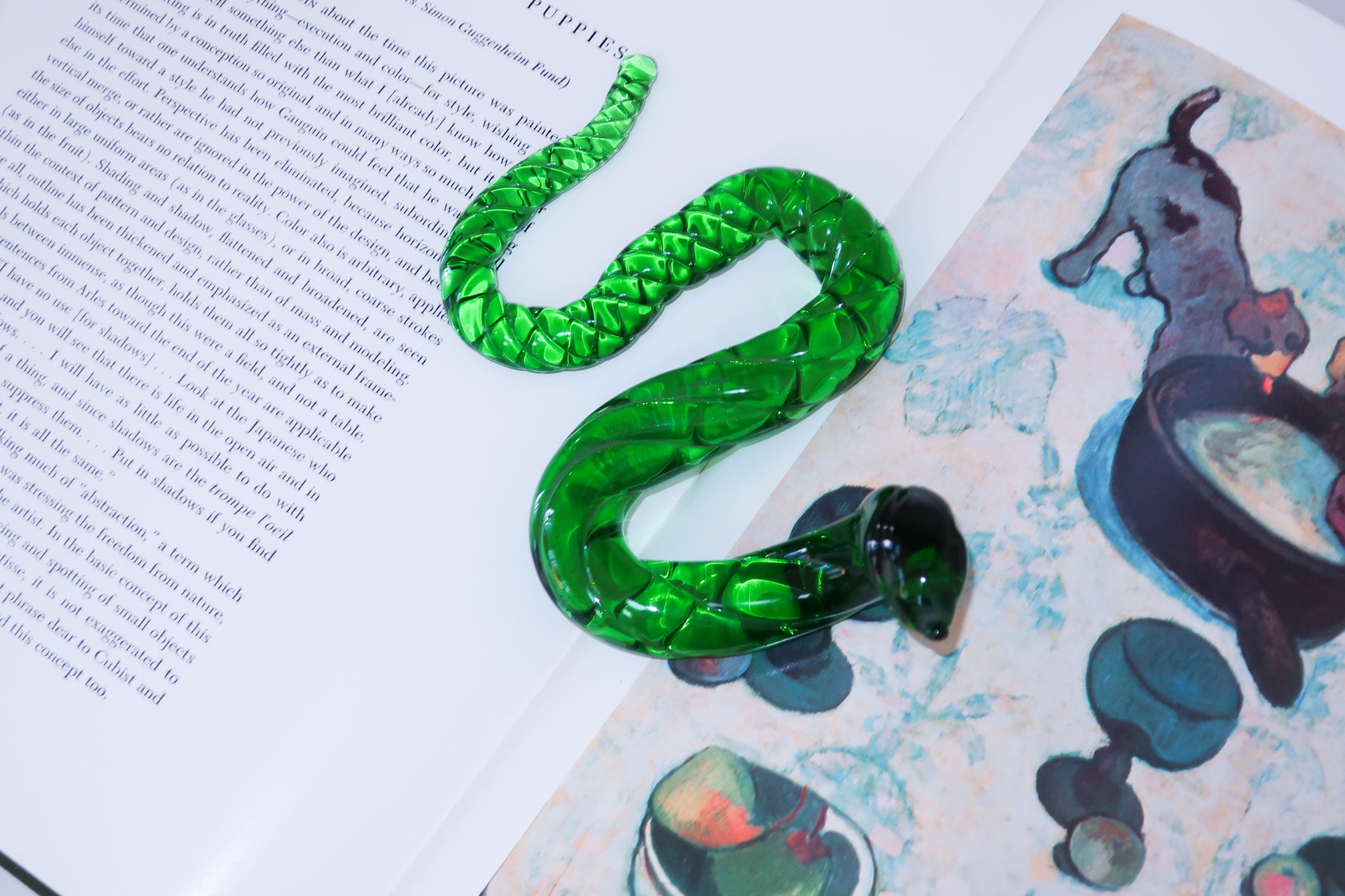 Glass snake — Kelly Green – quite nice studio